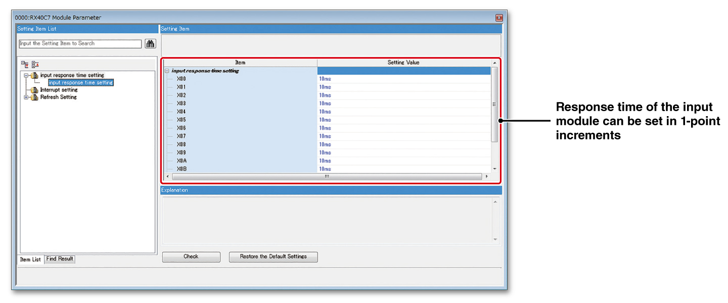 Features I/O module MELSEC iQ-R Series | Programmable Controllers ...